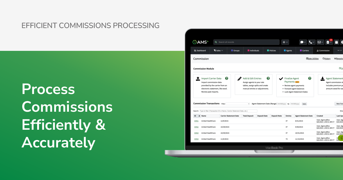 Process Commissions Efficiently with an AMS | Commissions+