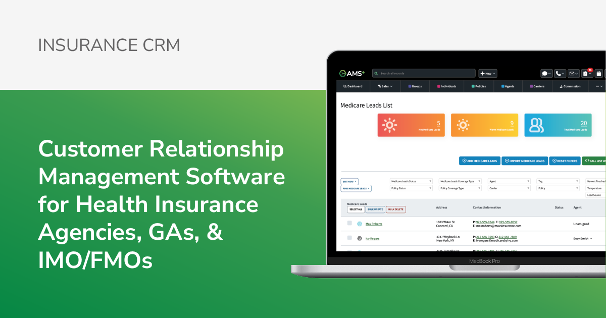 CRM Tools Tailored for Insurance Agencies | AgencyBloc AMS+