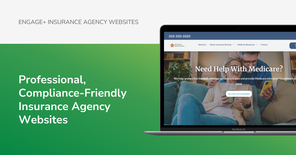 Insurance Agency Websites for Health Insurance Agencies | Engage+