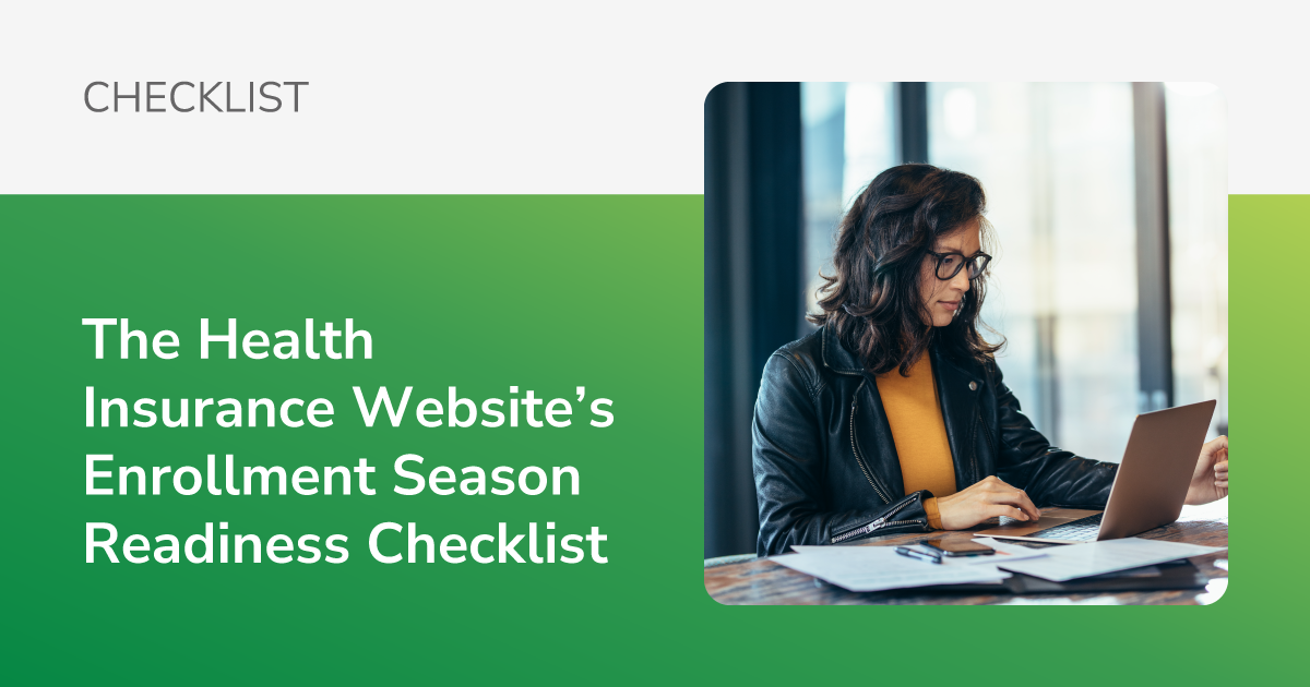 [Checklist] Insurance Website Enrollment Season Readiness Checklist